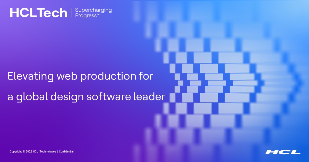 Elevating web production for a global design software leader | HCLTech