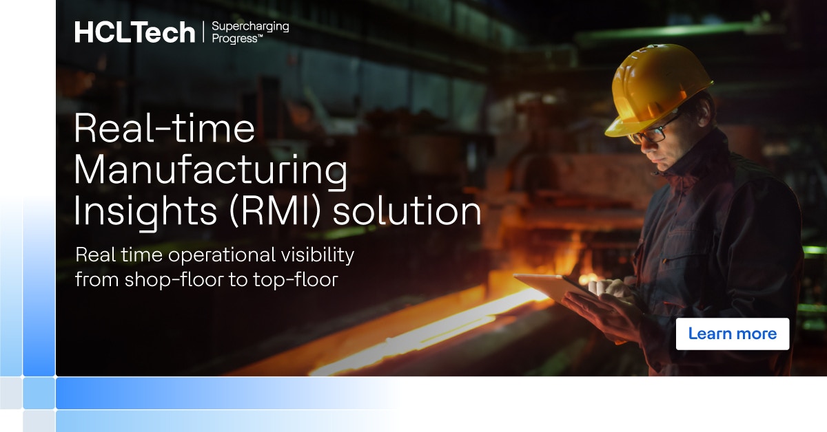 Real-time Manufacturing Insights (RMI) Solution