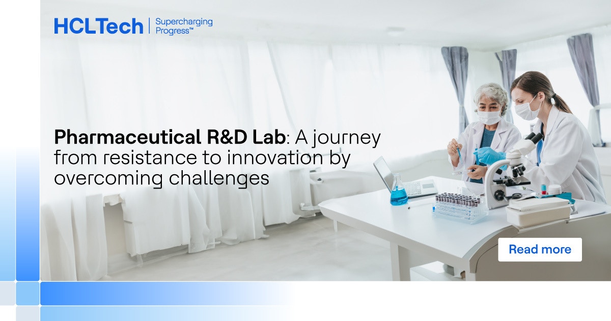 Overcoming adoption challenges in the pharma R&D labs | HCLTech