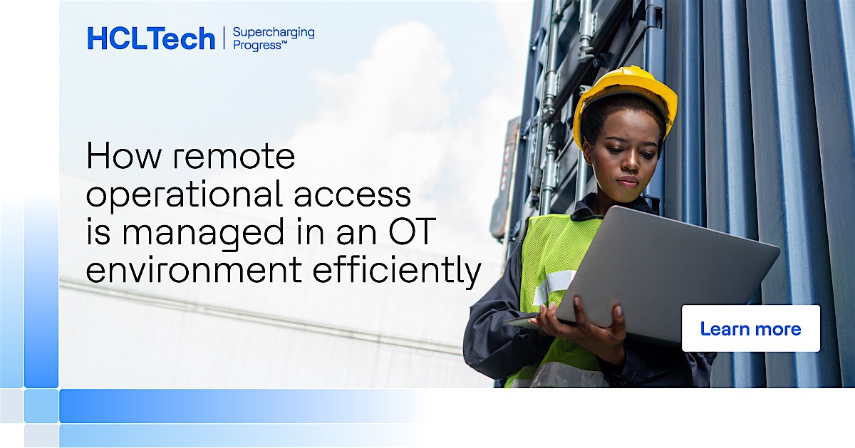 How remote operational access is managed in an OT environment efficiently | HCLTech