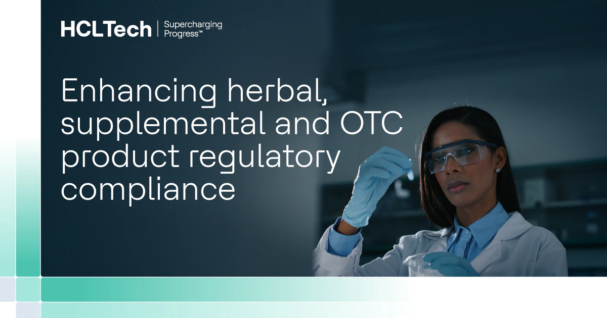 Enhancing herbal, supplemental and OTC product regulatory compliance ...