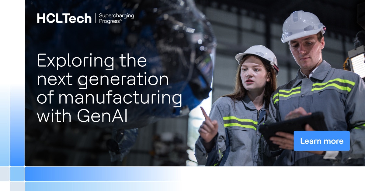 GenAI in Manufacturing Revolution | HCLTech
