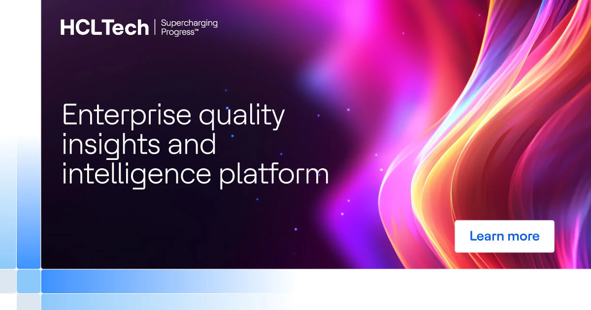 Enterprise quality insights and intelligence platform | HCLTech