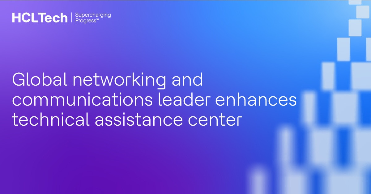 Boosting TAC Efficiency and Customer Satisfaction | HCLTech