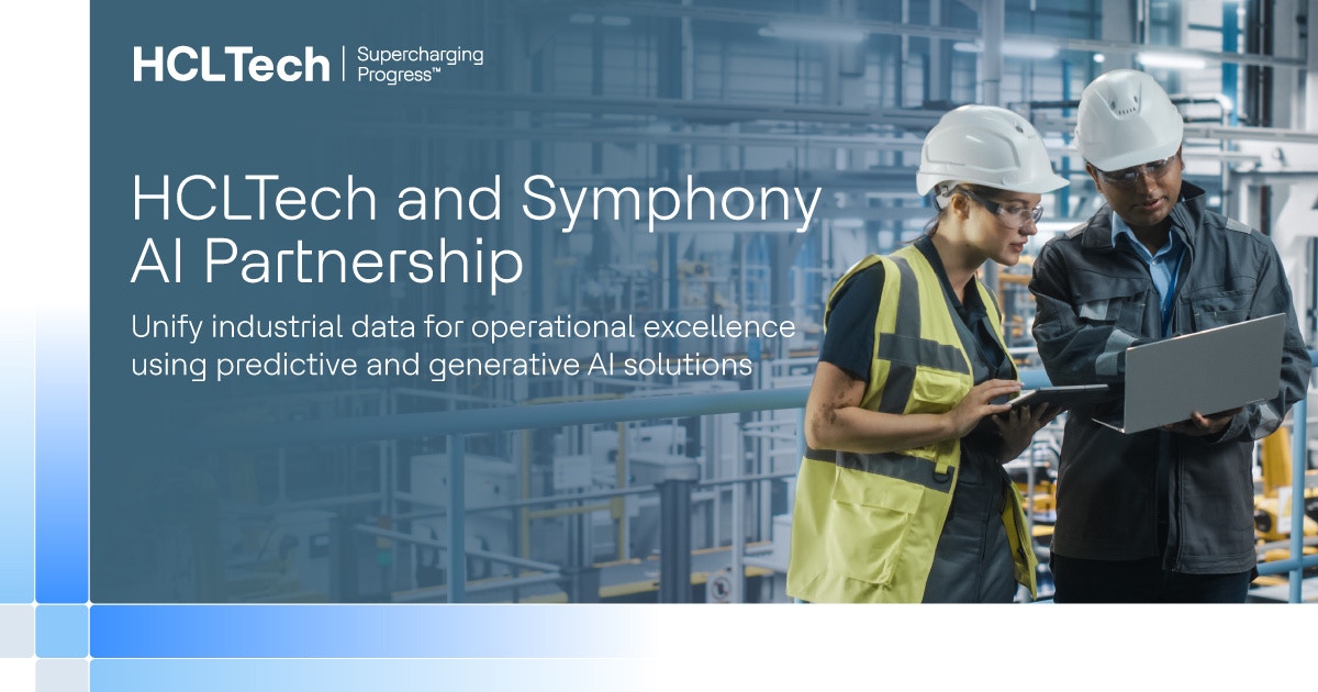 HCLTech and SymphonyAI: Advancing Industrial AI Solutions | HCLTech