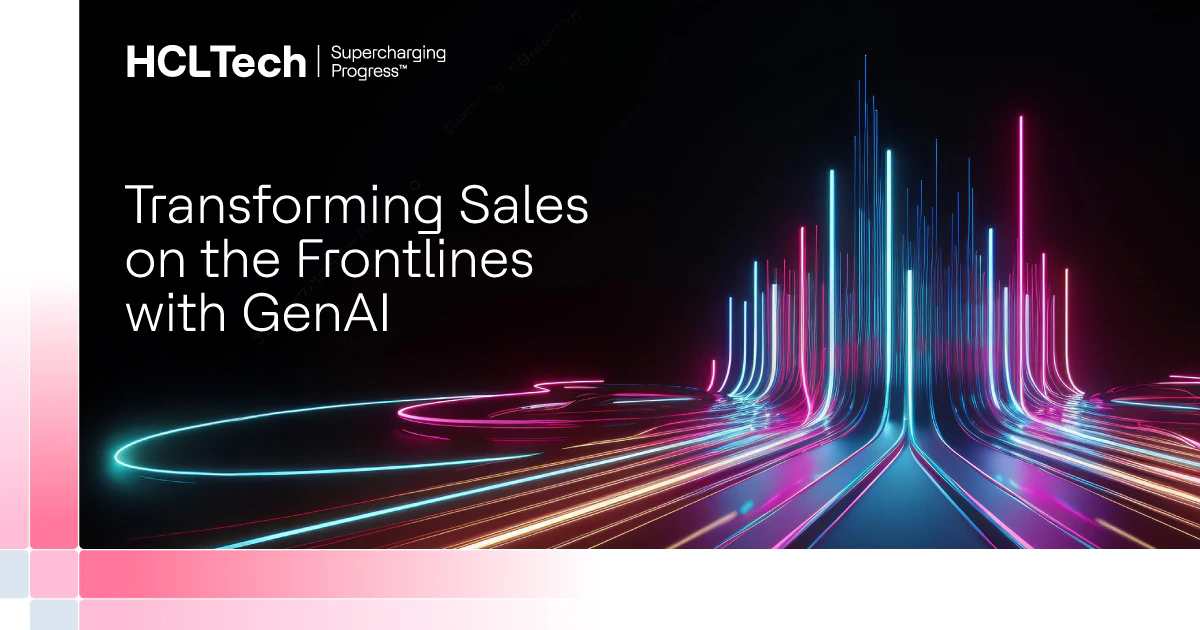 GenAI-Powered Sales: Smarter Search, Faster Enablement | HCLTech