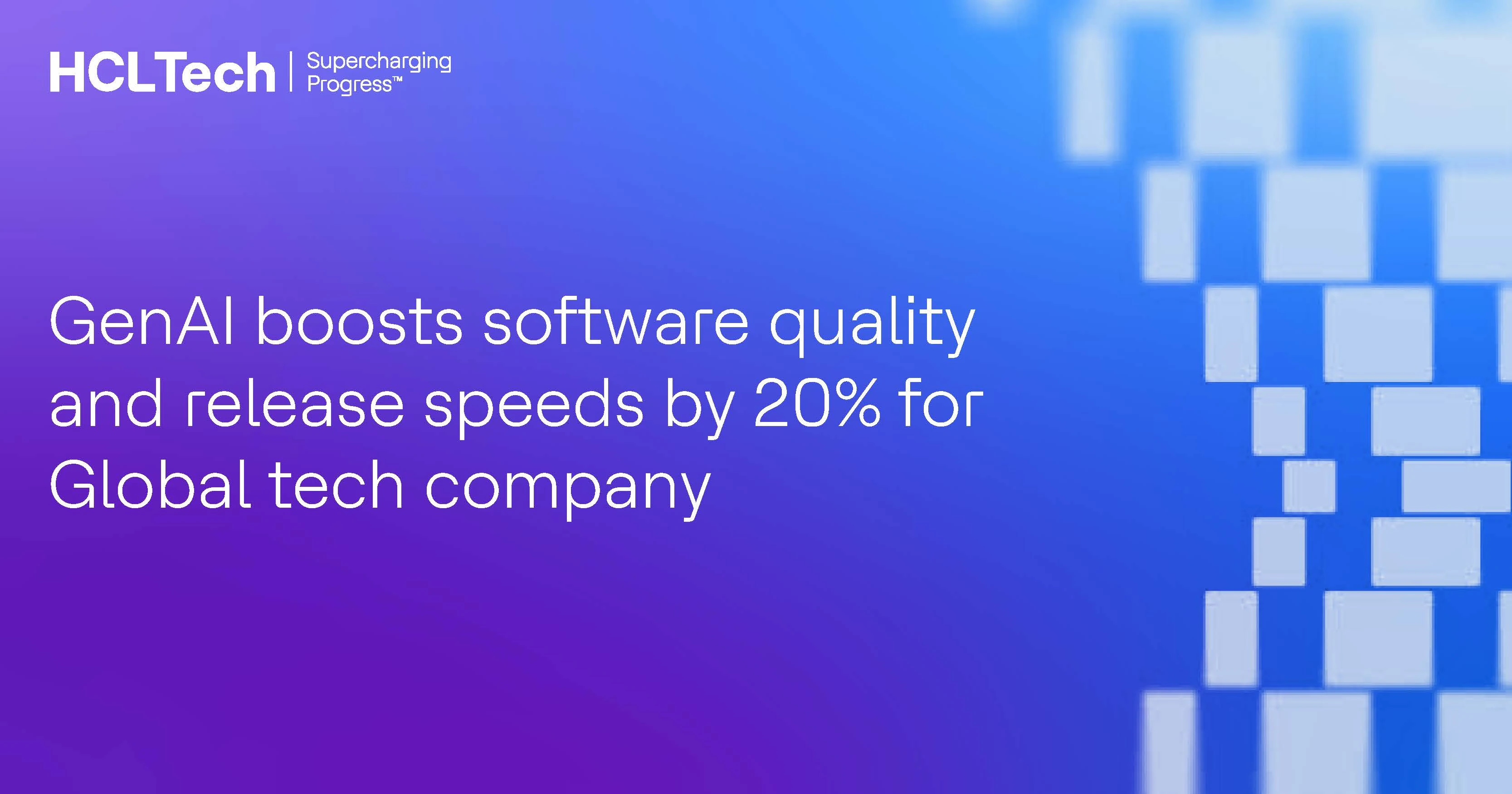 GenAI accelerates QA speed and enhances software quality | HCLTech